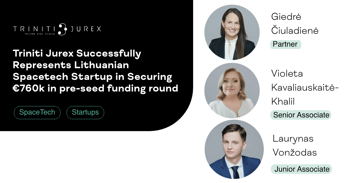 Atstovavome Lietuvos kosmoso technologijų startuolį pritraukiant 760.000 Eur investiciją ...